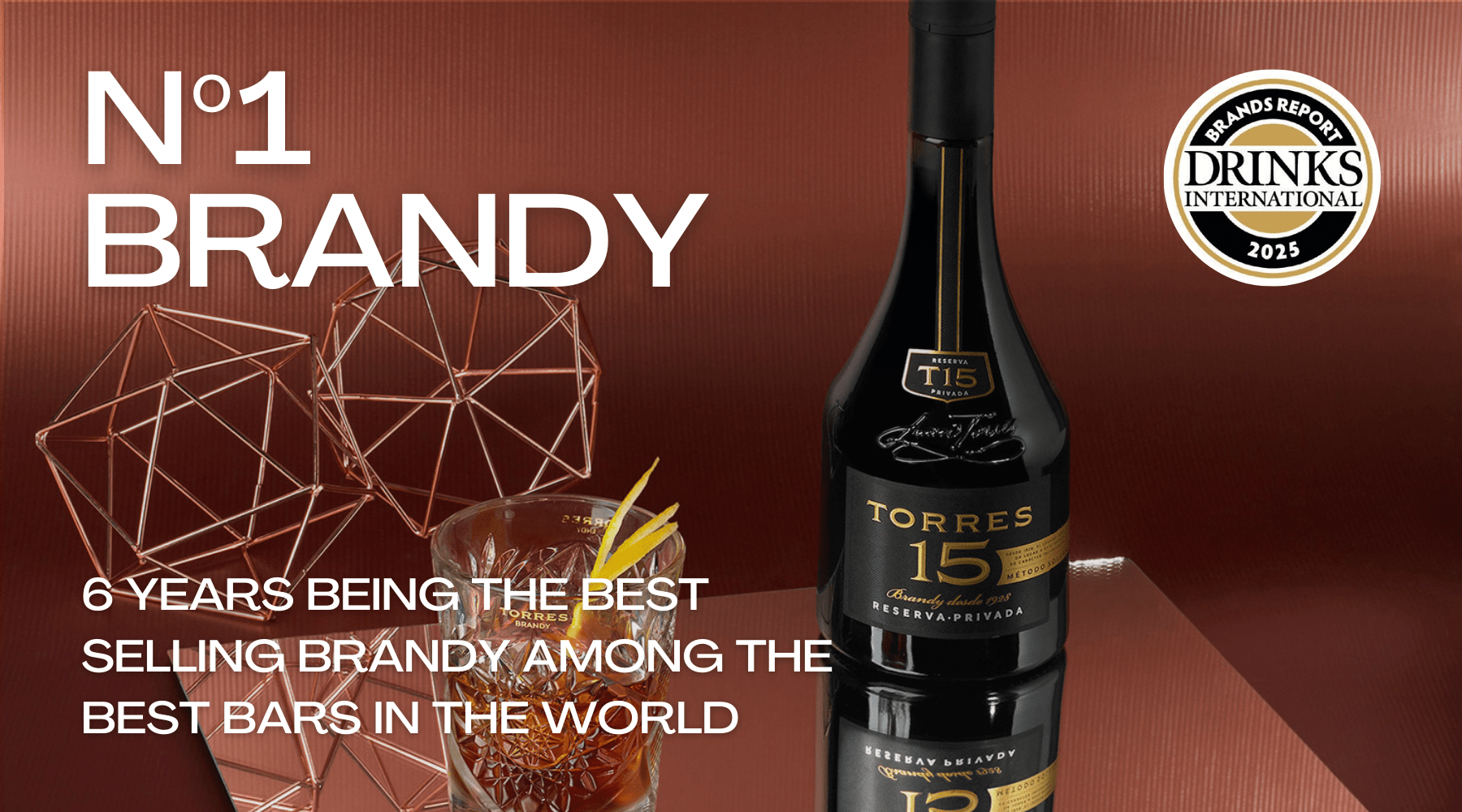 Torres Brandy: World's Bestselling Brandy for 6 Years