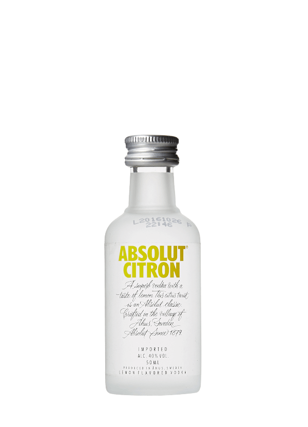 Absolut 'Citron' Vodka (50ml Miniature)
