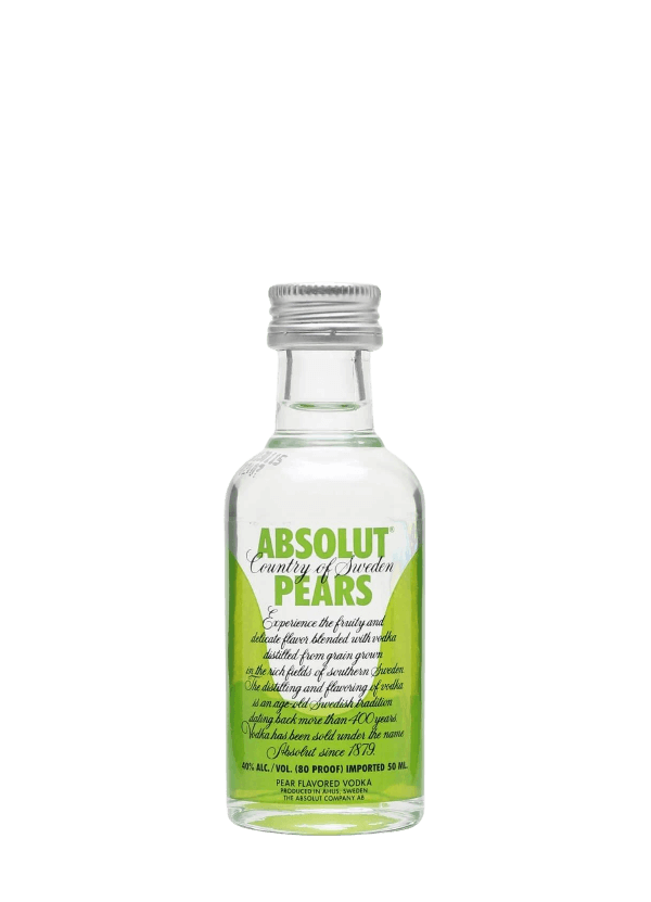 Absolut 'Pears' Vodka (50ml Miniature)