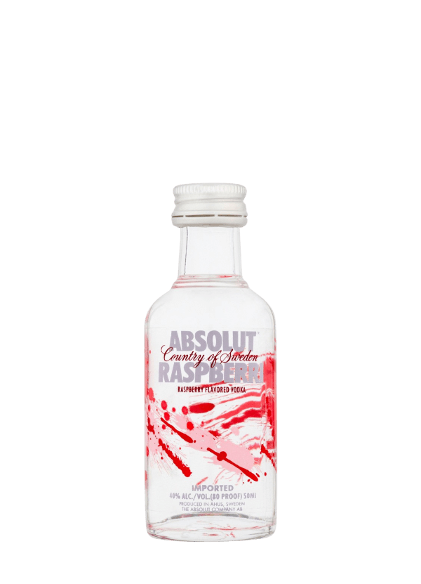 Absolut 'Raspberri' Vodka (50ml Miniature)
